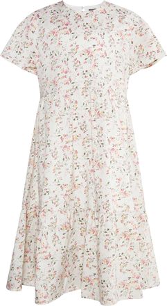 Dreimaster Dreimaster Kleid M&auml;dchen (Kids) Wollwei&szlig; Blume