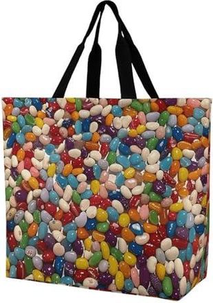 Generic Bonbons G&eacute;lifi&eacute;s Assortis Sac Cabas D&eacute;contract&eacute; Tote Bag L&eacute;ger Sac A Main Femmes Pour Gym Travail Voyage
