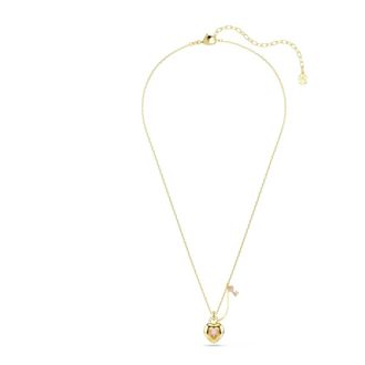Swarovski Femme, Accessoires, Jaune, Taille: ONE Size Idyllia Collier Coeur et Cl&eacute;
