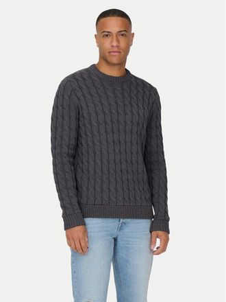 Only & Sons Pullover 22026504 Grau Regular Fit