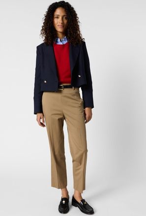 Gerard Darel Pantalon 7/8 en coton - ATHENAIS - Safari