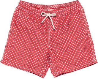 MC2 Saint Barth Homme, Maillots de bain, Rouge, Taille: XL Flower TIE GG 47 Swim Short