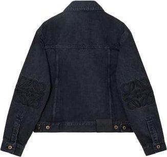 Loewe Veste droite Anagram en denim de coton