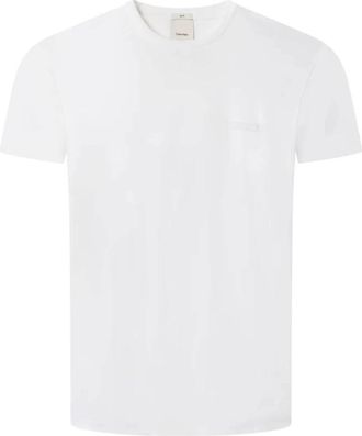 Calvin Klein Homme, Tops, Blanc, Taille: S Slim Supima Logo Patch Tee