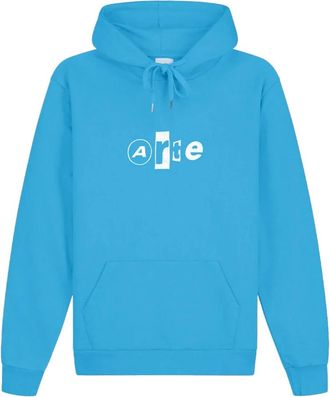 Arte Homme, Sweatshirts et sweats &agrave; capuche, Bleu, Taille: XL Collage Logo Sweat &agrave; capuche