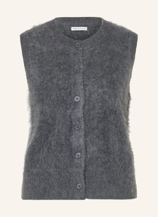 Mrs & Hugs Mrs & Hugs Strickweste Aus Cashmere grau