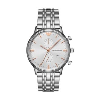 Emporio Armani Ar1933 Chronograph Uhr - - Accessories - Herren - Grau - ONE SIZE
