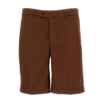 TELA GENOVA Homme, Shorts, Brun, Taille: W33 Bermuda Classico
