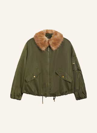 s.Oliver S.Oliver Blouson Mit Abnehmbarem Kunstfell gruen