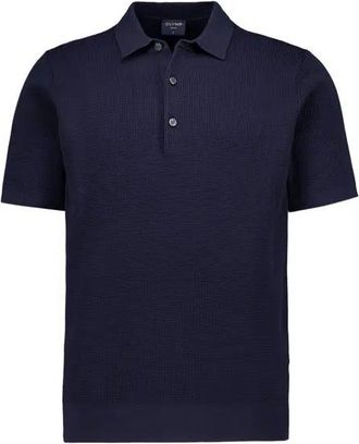 Olymp Herren Polo-Shirt blau