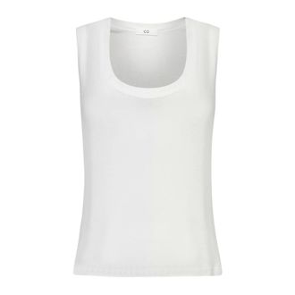 Co D&eacute;bardeur en jersey - Femme - Tops - Beige - Taille: 36 FR