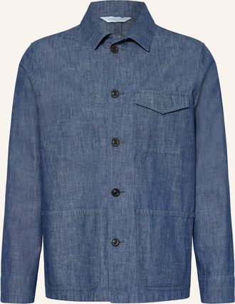 Boglioli Boglioli Overshirt In Jeansoptik blau