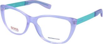 HUGO BOSS Femme, Accessoires, Multicolore, Taille: ONE Size Montures de lunettes oeil de chat en ac&eacute;tate