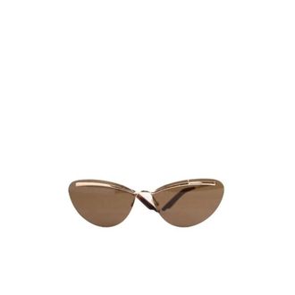 Dior Pre-owned Vintage Metall Sonnenbrille - - Pre-owned - Damen - Braun - ONE SIZE