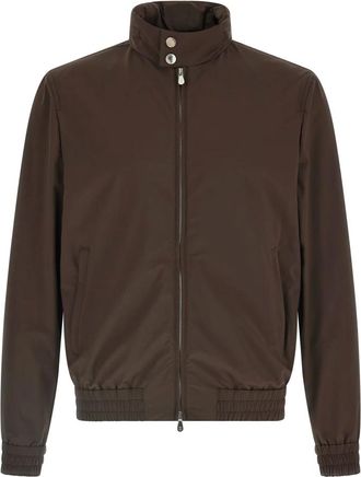 Brunello Cucinelli Homme, Vestes, Brun, Taille: XL Veste &agrave; membrane extensible