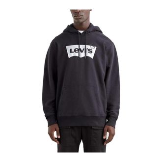 Levi's Standard Graphic Foil Hoodie - - Sweatshirts & Hoodies - Herren - Schwarzk - S