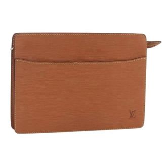 Louis Vuitton Pochette en cuir Pre-owned - Femme - Pre-owned - Brun - Taille: ONE Size