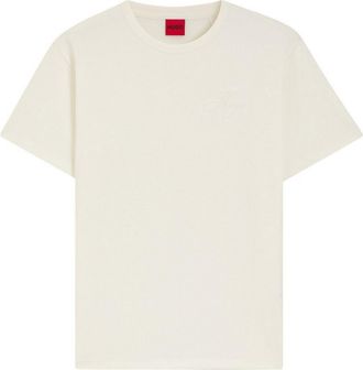 HUGO BOSS Hugo - Damacia T-Shirt f&uuml;r Damen (Cremefarbe)