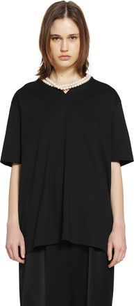 Junya Watanabe Cotton Jersey T-Shirt with Split