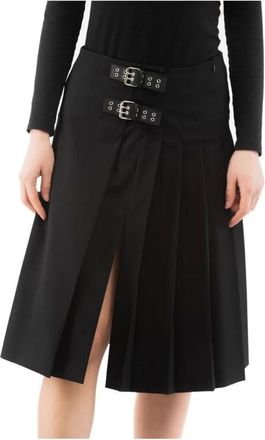 Moschino Femme, Jupes, Noir, Taille: 36 FR Jupe : Chic et sophistication avec une touche audacieuse