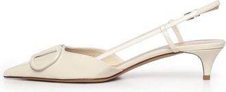 Valentino Garavani Femme, Chaussures, Beige, Taille: 40 EU VLogo Signature Slingback Pump