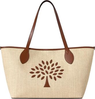 Mulberry Femme, Sacs, Beige, Taille: ONE Size Raffia Tree Tote Hh0135-000H709