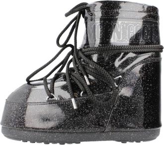 Moon Boot Femme, Chaussures, Noir, Taille: 39 EU MB Icon Low Glitter
