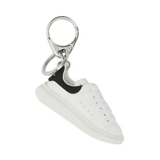 Alexander McQueen Luxuri&ouml;ser wei&szlig;er Leder Schl&uuml;sselanh&auml;nger - - Accessories - Herren - Wei&szlig; - ONE SIZE