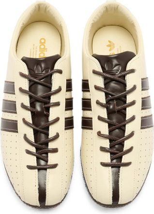 adidas Perforated Calf Leather Sneakers - Brown
