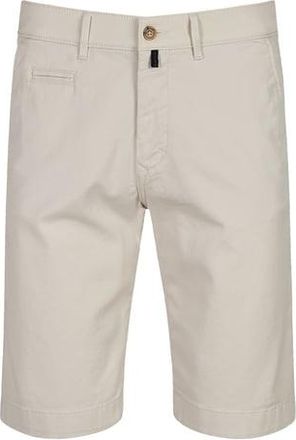 Pierre Cardin Short uni en coton m&eacute;lang&eacute;
