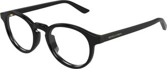 Bottega Veneta Homme, Accessoires, Noir, Taille: 50 MM Oval Optical Frame