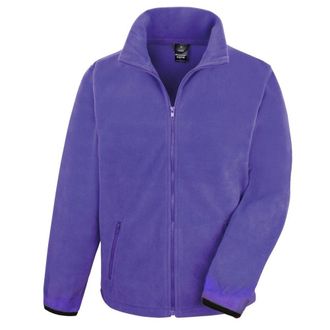 Result Core Herren Fleece-Jacke (2XL) (Violett)