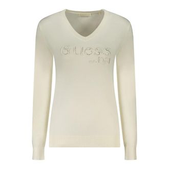 Guess Rundhals-Strickware - - Knitwear - Damen - Wei&szlig; - XL
