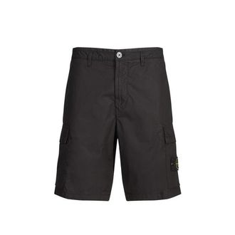 Stone Island Short en coton m&eacute;lang&eacute;
