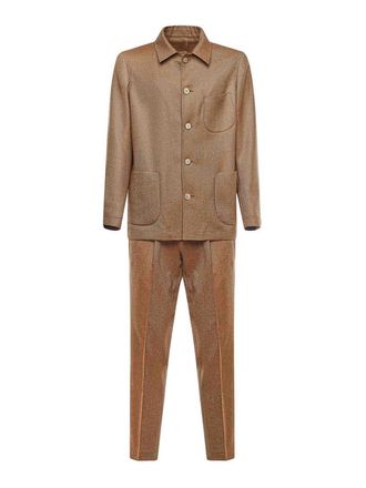 Santaniello Pantalons D&eacute;contract&eacute;s - Marron