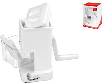 hOme Home in Rombo Reibe mit Sammler, EdelstahlWei&szlig;