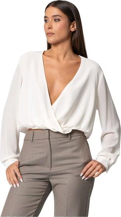 Kocca Femme, Blouses et Chemises, Beige, Taille: 40 FR Blouse ample et fluide &agrave; superposition &eacute;l&eacute;gante