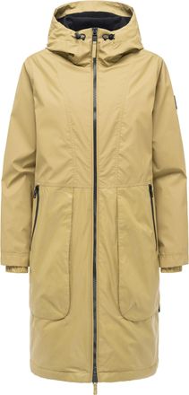 Navahoo Damen Parka &Uuml;bergangsjacke Edelumhang mit Kapuze