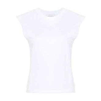 Paco Rabanne Femme, Tops, Blanc, Taille: 38 FR Hauts sans manches