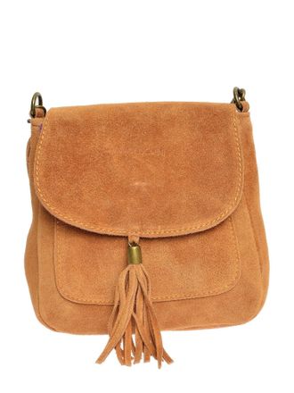 Anna Luchini Braun Rindsledertasche