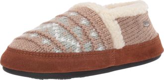 Acorn Womens Moc with Premium Memory Foam Slipper, Nordic Oatmeal Heather, Medium Standard US Width US