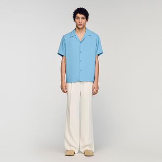 Sandro Chemise fluide &agrave; col requin