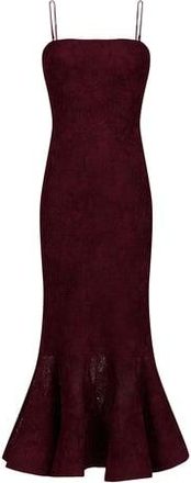 Rotate Robe sans manches en maille fleurie