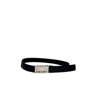 Prada Pre-owned Vintage Lederg&uuml;rtel - - Pre-owned - Damen - Schwarzk - ONE SIZE