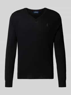 Polo Ralph Lauren Strickpullover aus Merinowolle mit V-Ausschnitt