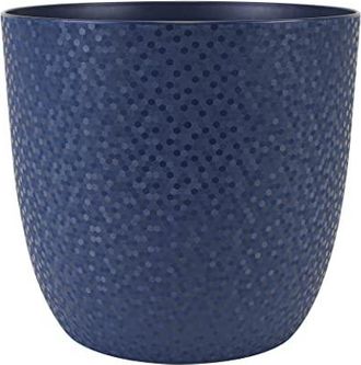 Eda Übertopf Opal Ø 18,5 cm - Tiefblau