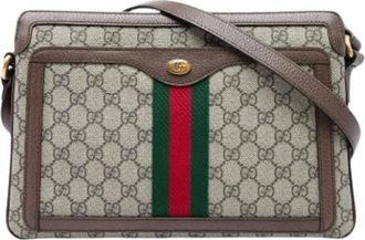 Gucci Sac bandouli&egrave;re Ophidia Pre-owned - Femme - Pre-owned - Beige - Taille: ONE Size