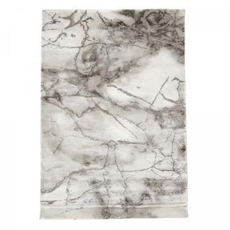 Jadorel Jadorel - Tapis salon et chambre 120x170 gris rectangle tiss&eacute; motif abstrait marbal