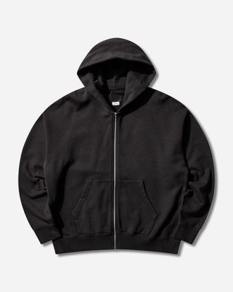 Visvim Men s Ultimate Jumbo SB Zip Hoodie F.Z. Black