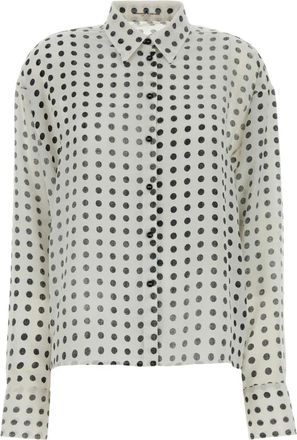 Ermanno Scervino Femme, Blouses et Chemises, Multicolore, Taille: 36 FR Chemise en soie imprim&eacute;e